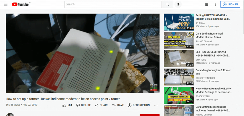 Cara Membuat Sinyal WIFI Modem Indihome HG8245H Jadi Bertambah Jauh ...